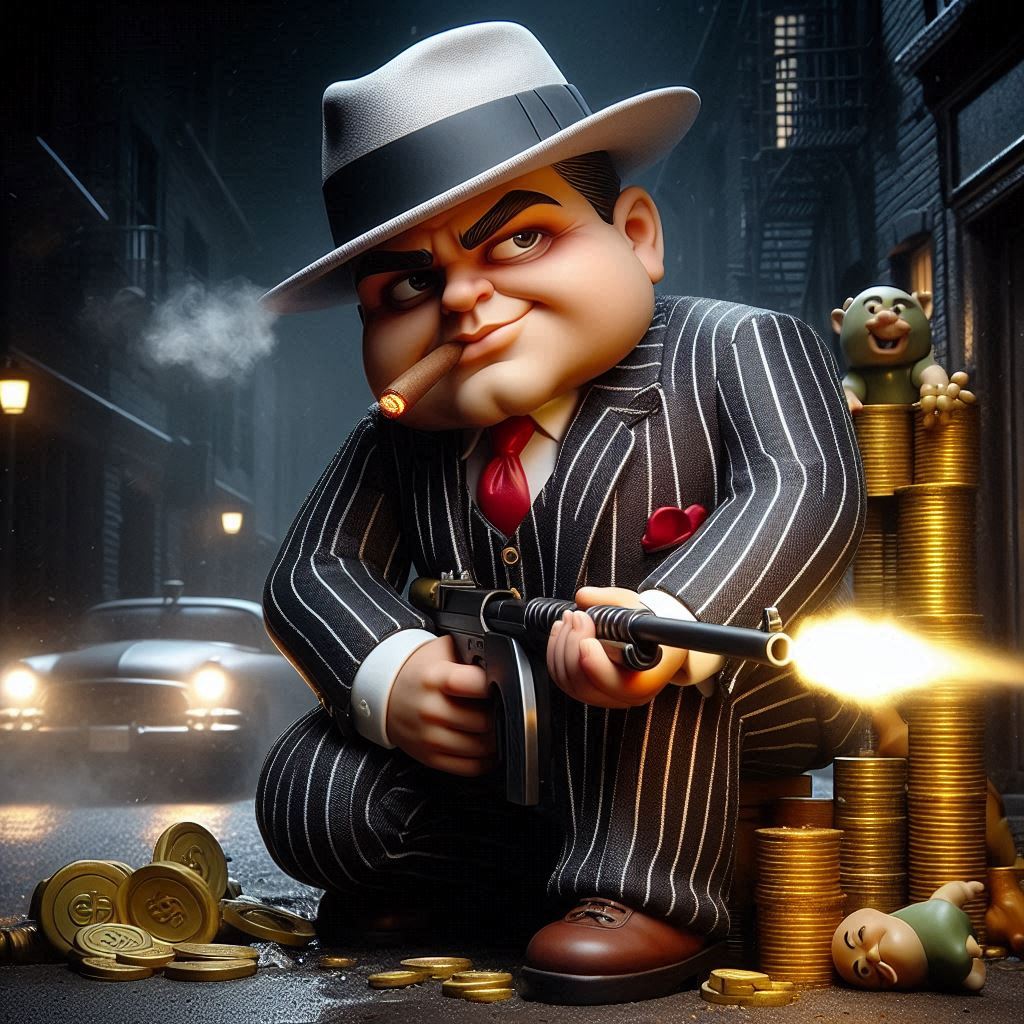 Caponecoin Meme - Rise to Power on Solana